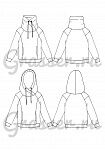 Hoodie and sweatshirt, pattern №735 buy on-line